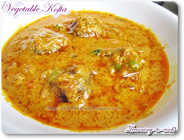 Learning-to-cook: Vegetable Kofta