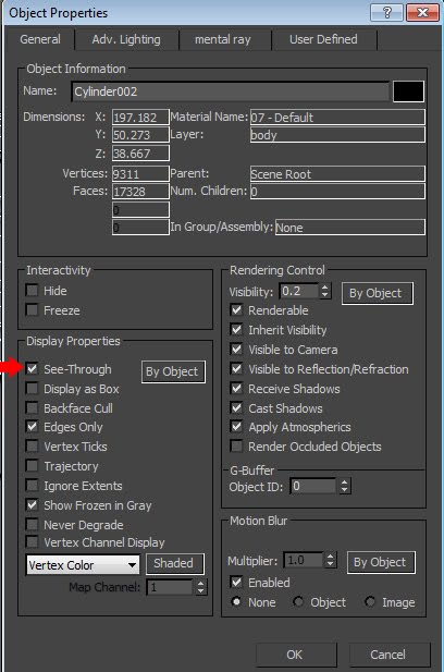 3ds Max Tip: 3 ways to make an object see-through