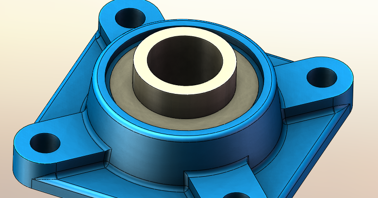 Эффективная работа в Solidworks: 3D модели подшипников UCF, UCFC, UCFL ...