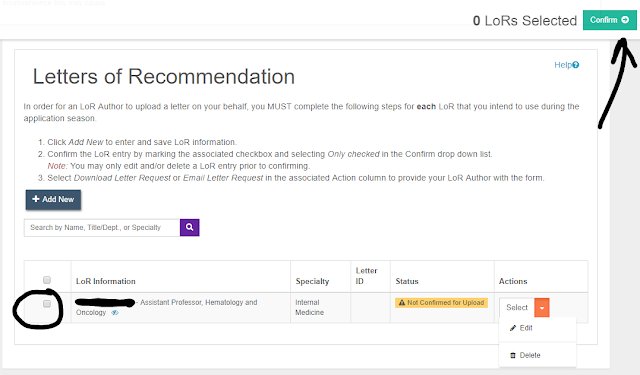 Medicowesome: ERAS token, AAMC account, Letter of Recommendation