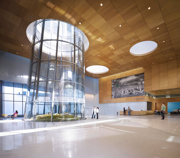 The Fern and Mossery: Foyer "Terrarium" at Rush University