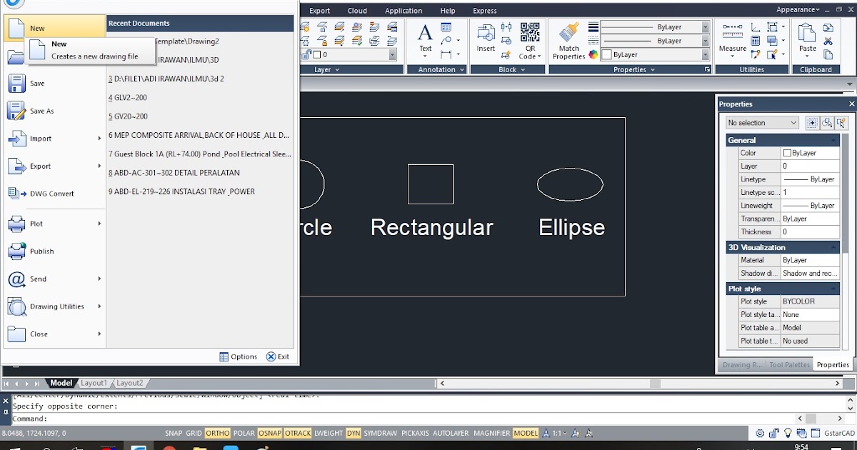 Belajar AutoCad secara Otodidak