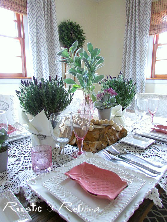 Lavender Tablescape | Rustic & Refined