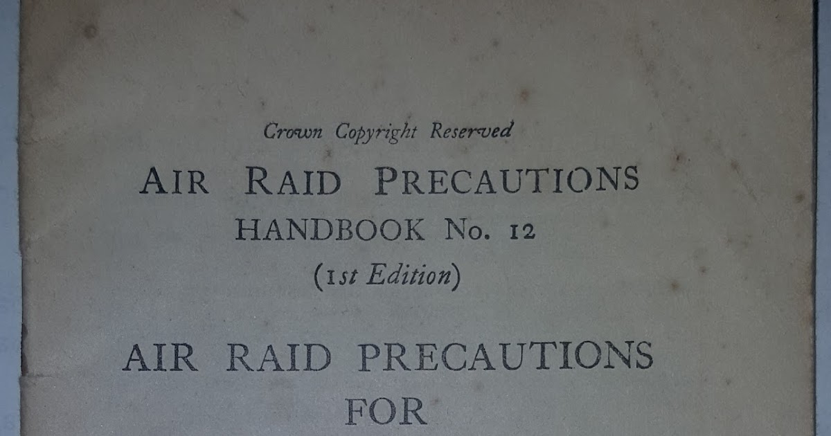 Imprints of WWII: Air Raid Precautions for Animals - Home Office ...