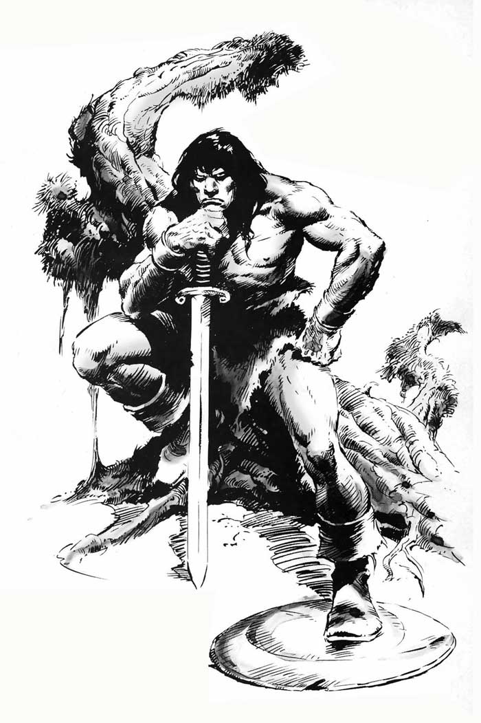 Shades of Gray: Picture Perfect Wednesday: John Buscema's Conan