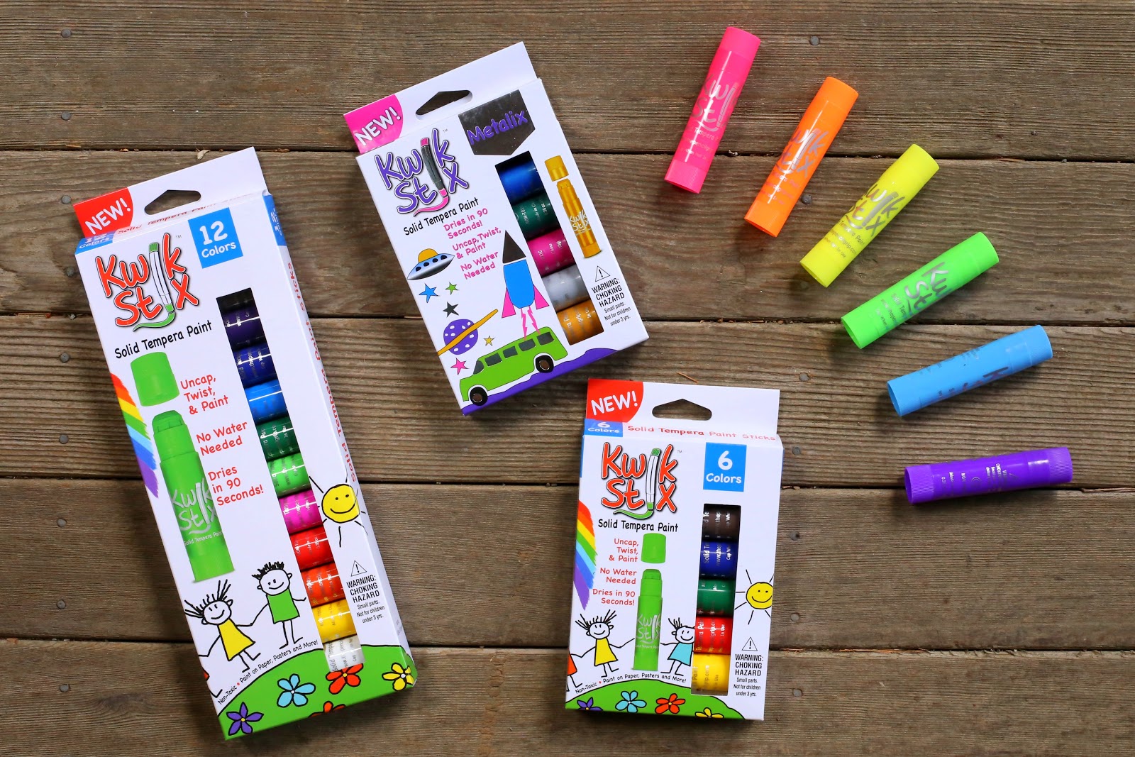 Sunset Art with Kwik Stix (our favorite new art supply!)