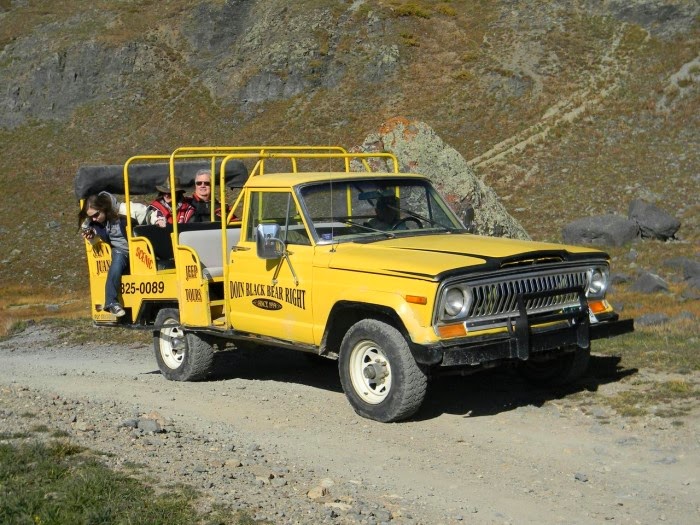 Just A Car Guy: Vintage touring mountain Jeep photos collected