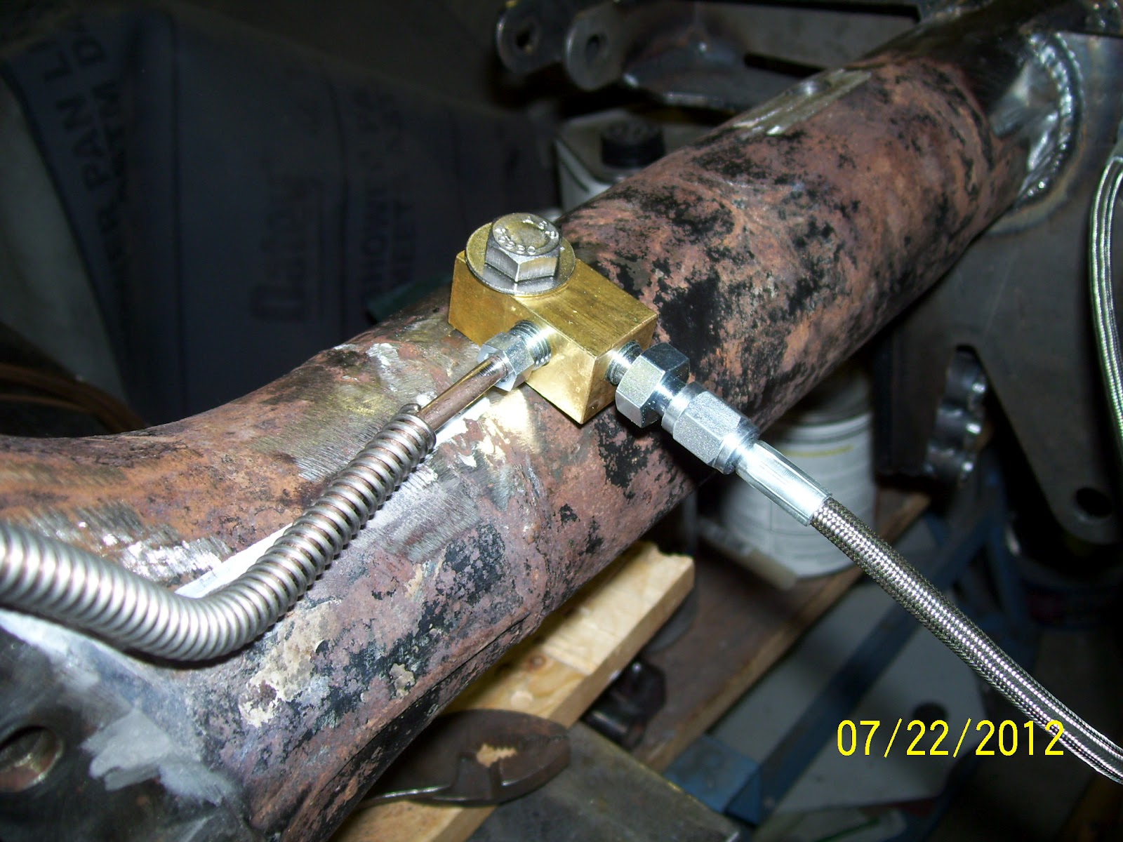 Night Mission Boss 302 Blog: Rear Disc Brake Fitting, Brake Lines ...