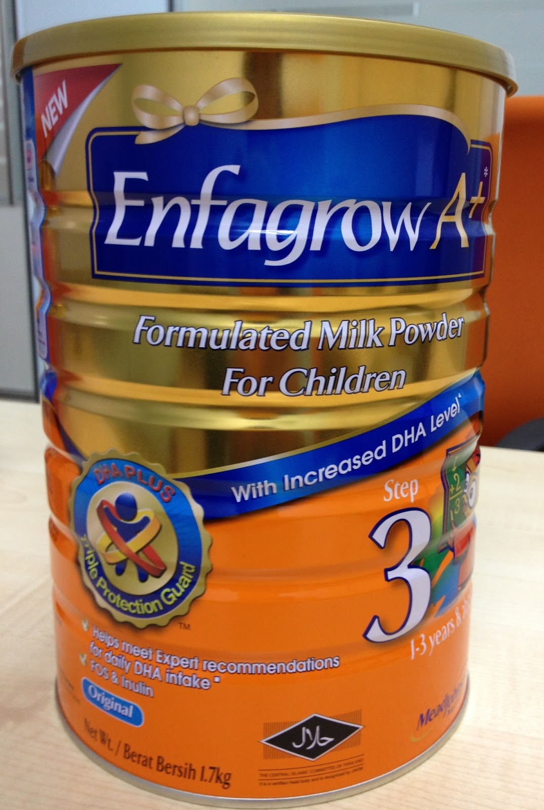 manik suci: Aina dah tukar kepada susu Enfagrow A+ step 3