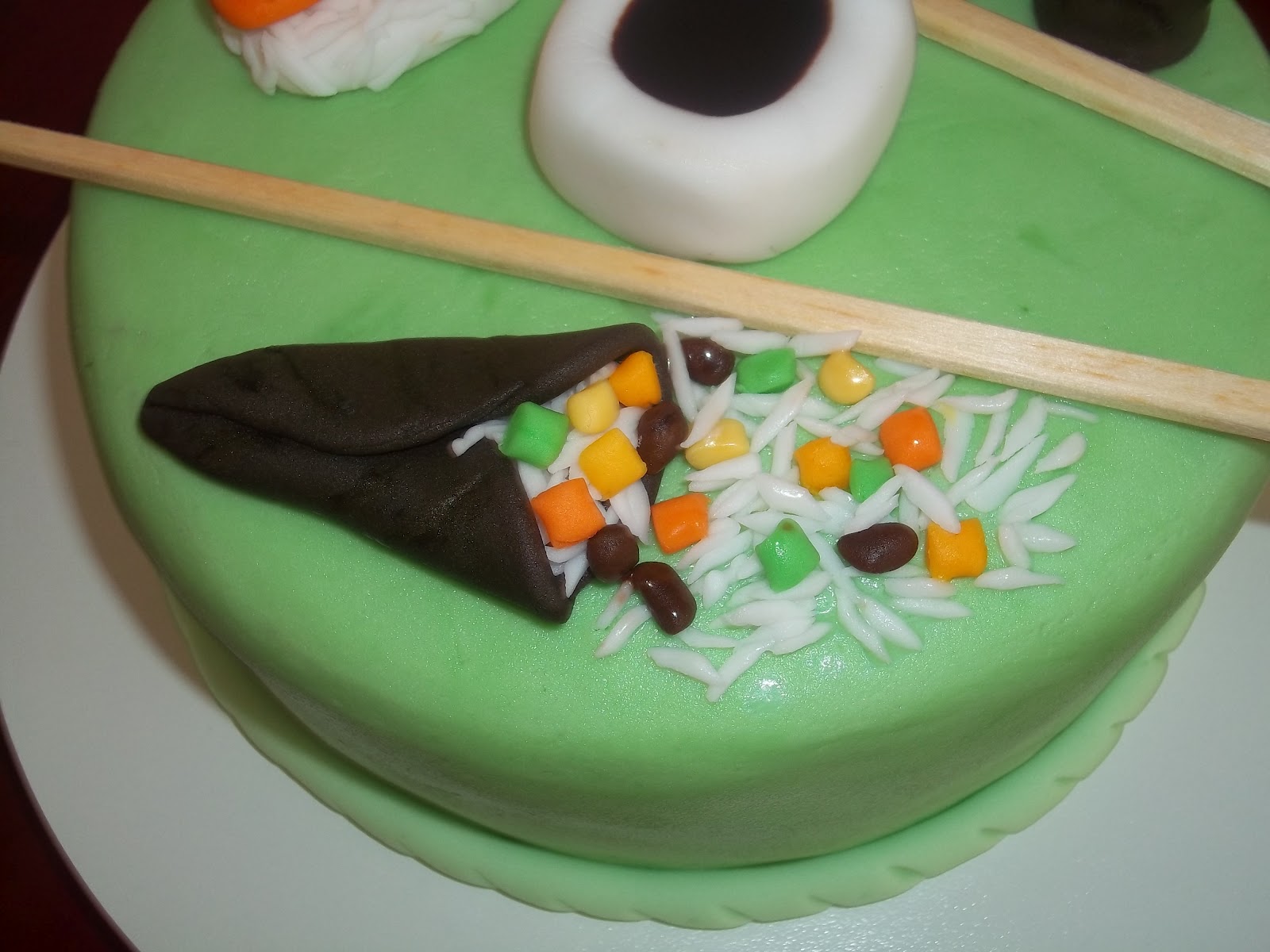 "MARGARIDA BOLOS ARTÍSTICOS".: Bolo Sushi