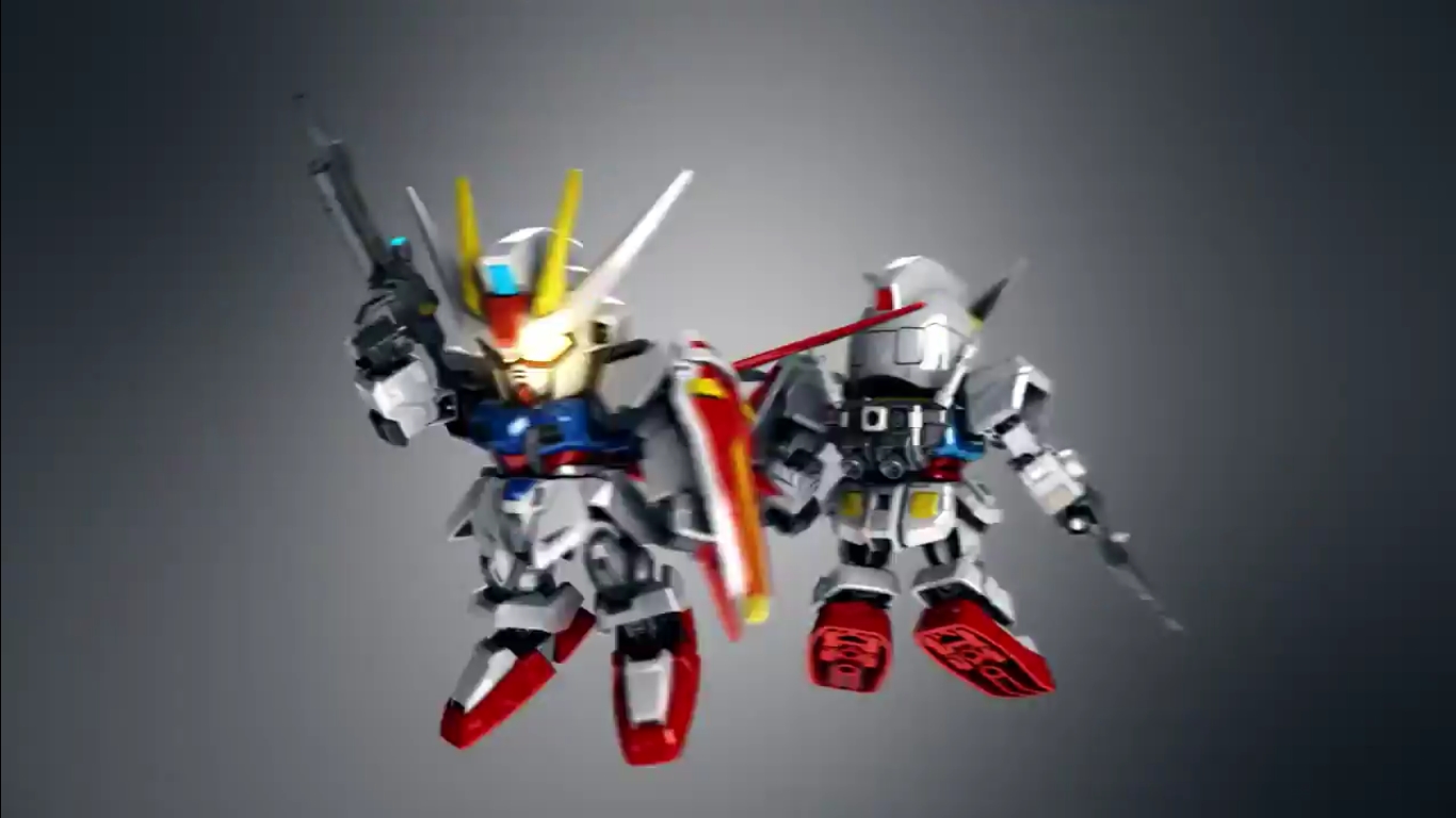 SD EX-Standard GunPla Promotional Video + Screenshots