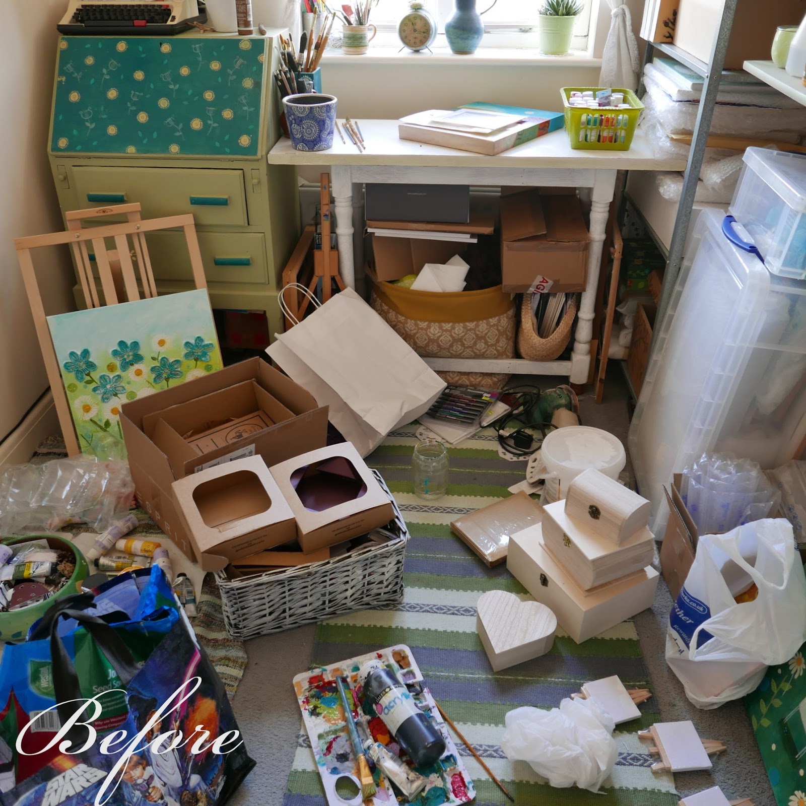 Teodora Paintings: Studio Tidy-up 2017