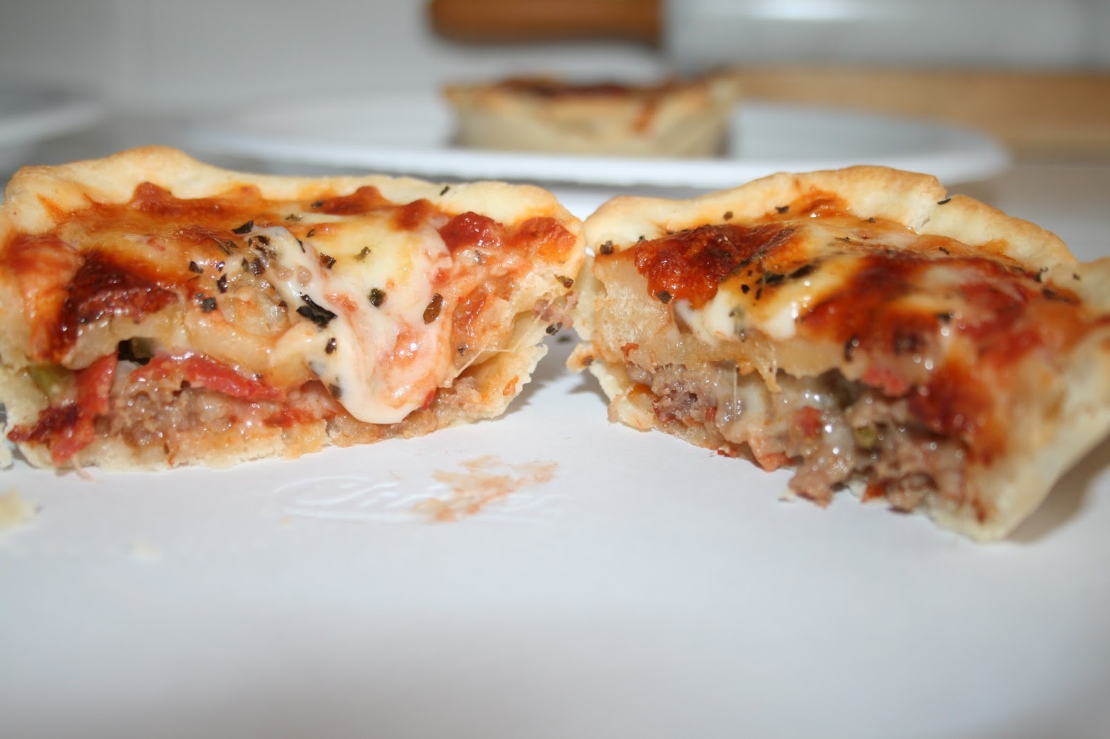 My Adventures: Mini Deep Dish Pizzas