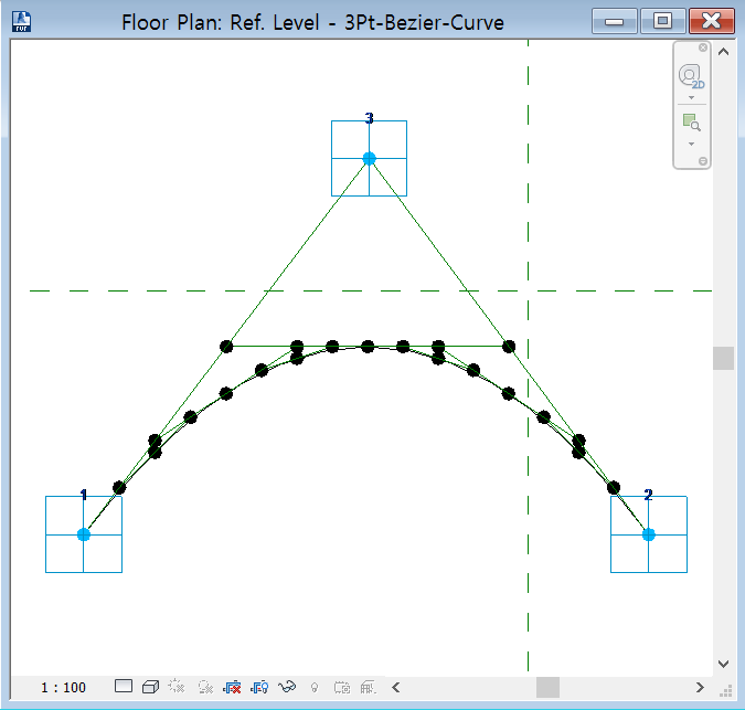 Adaptive Spline | 3pt-Bezier-Curve Adaptive Spline | 3pt-Bezier-Curve