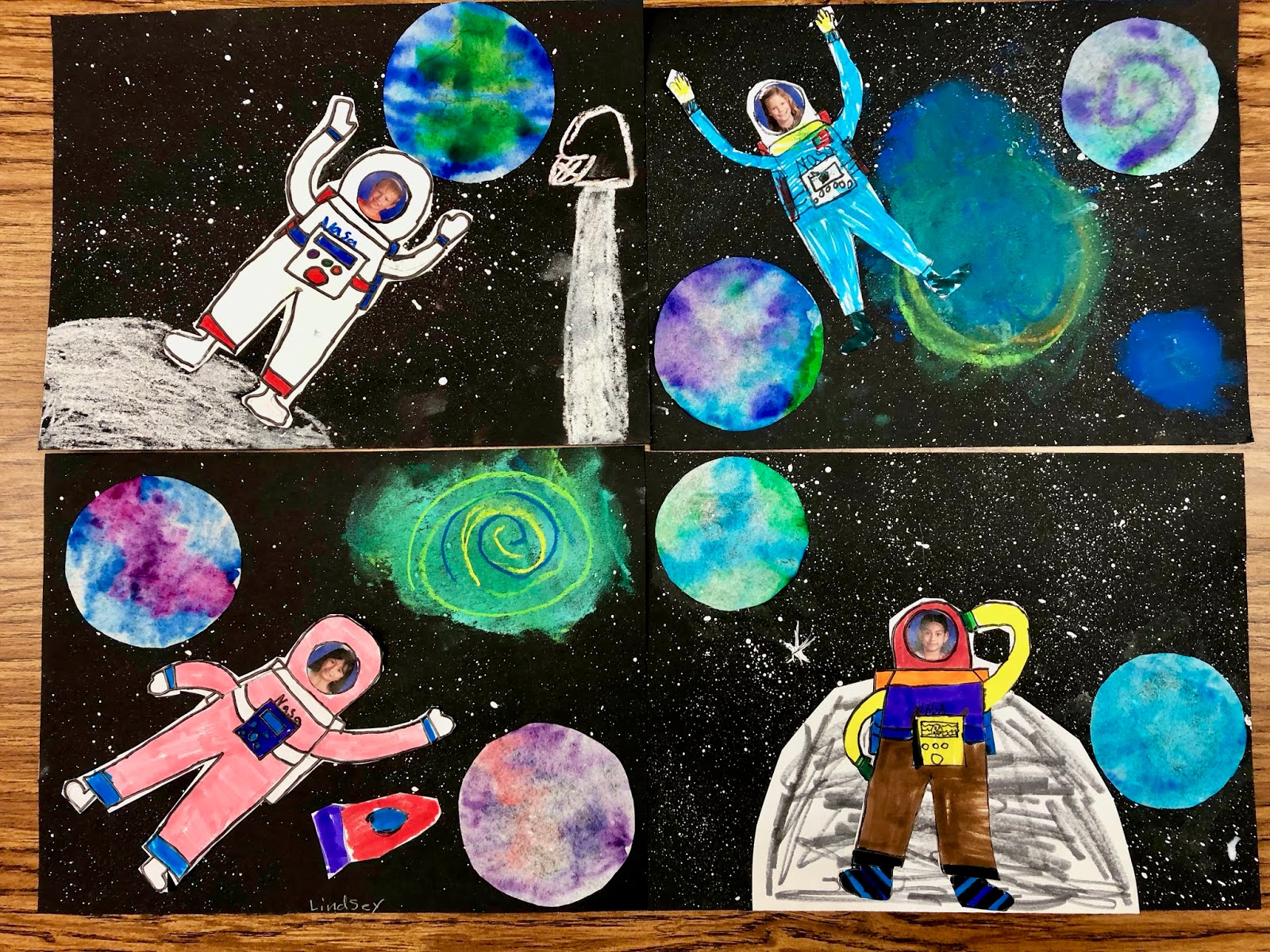 Kathy s Art Project Ideas Galaxy Unit Astronaut In Space Mixed Media kathy-s-art-project-ideas-galaxy-unit-astronaut-in-space-mixed-media