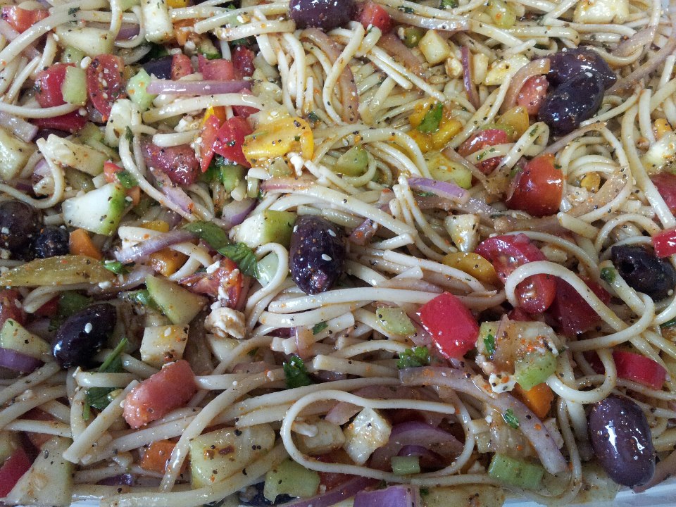 The Tempting Table: Cold Linguini Pasta Salad