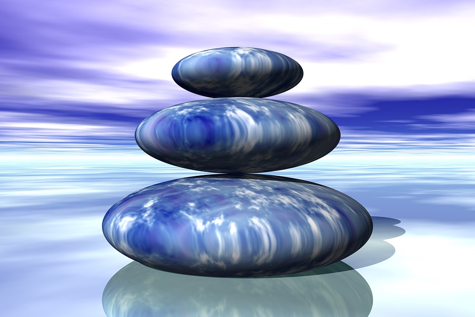 Zen Relaxation Backgrounds: Blue Zen