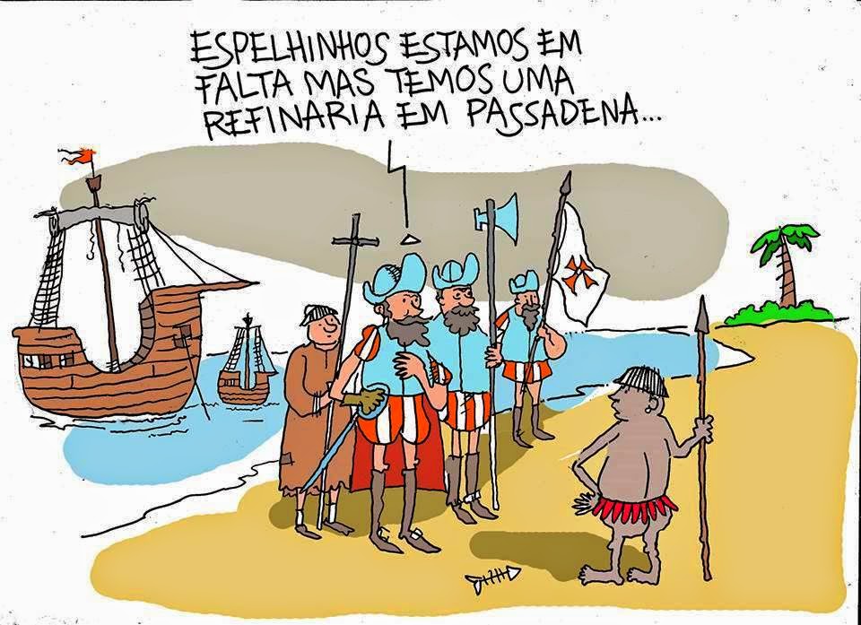 Brasil, 514 anos (charge) - Blog de Rocha