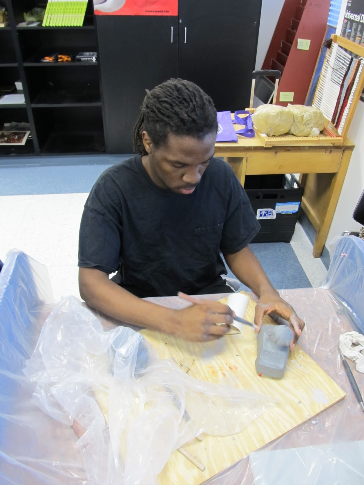 pee dee arts...: GSSM Students work with Local Artist Patz Fowle during ...