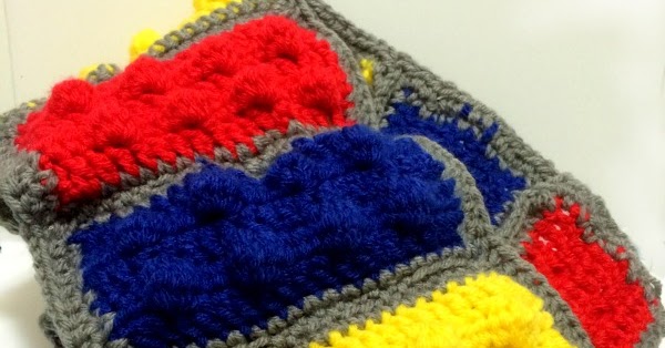 Stamping Rules!: Day 327: Lego Crochet Scarf