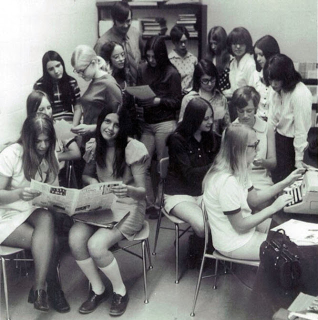 Freddie Mercury Mini Skirt In School With Male Teacher Of The 1970s