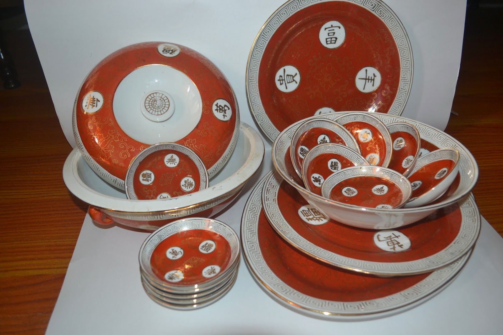 Umi's Collection: Set pinggan mangkuk Cina