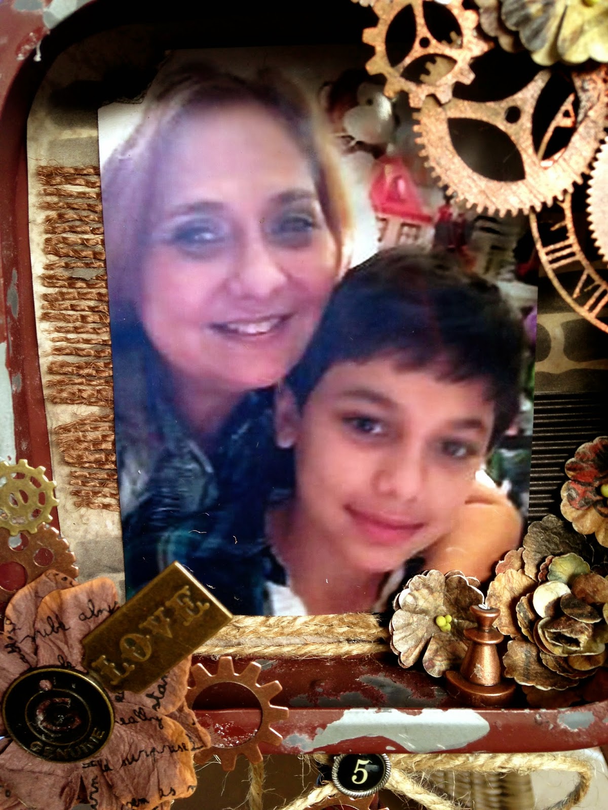 Martica Designs: "Genuine Love" Prima Altered Frame