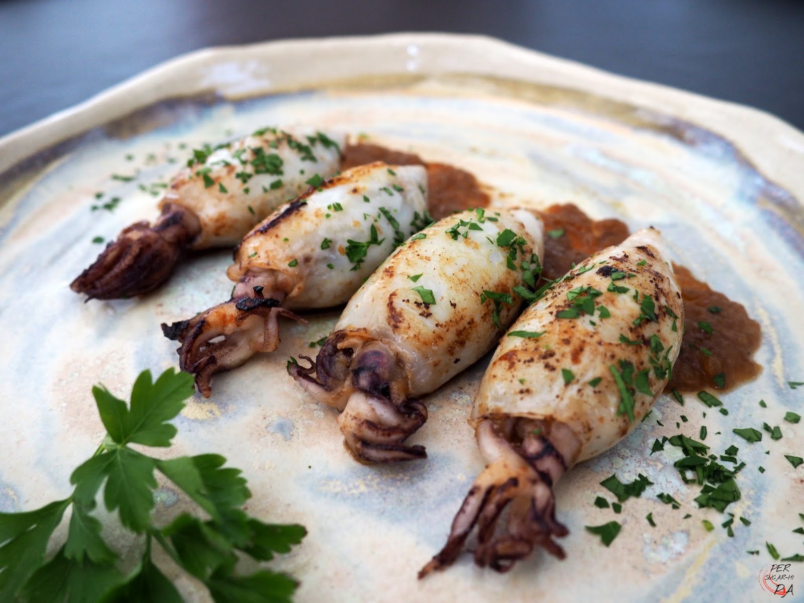 Per sucar-hi pa, gastronomía y viajes: Chipirones encebollados