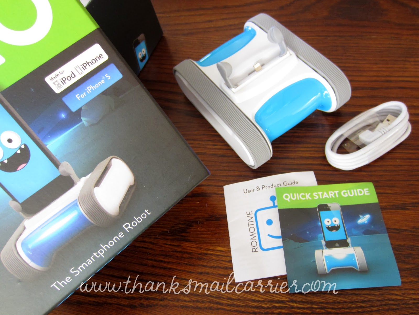 Thanks, Mail Carrier | ROMO, the Smartphone Robot by Romotive {Review}