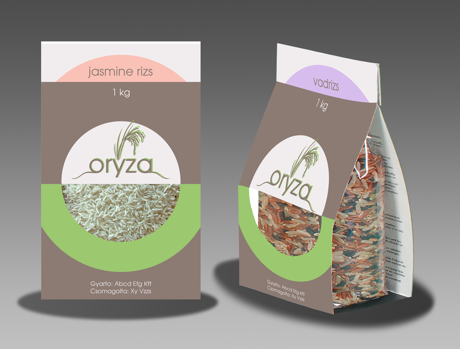 motion graphics - illustration - multimedia: Oryza logo and packaging