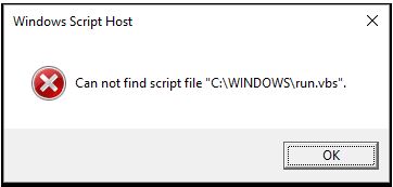 cara mengatasi error windows script host di windows 10 - Zona Pembelajar