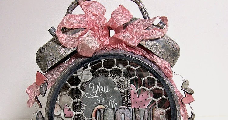 SIZZIX TUTORIAL - TIM HOLTZ ALTERED CLOCK - In My Own Imagination