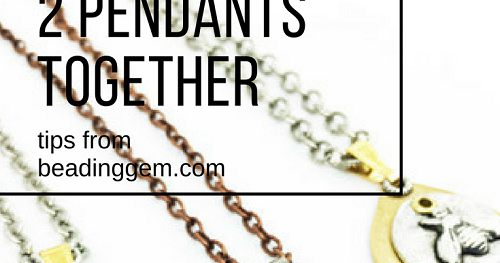 How to Rivet Two Metal Pendants Together for a Unique Design! / The ...