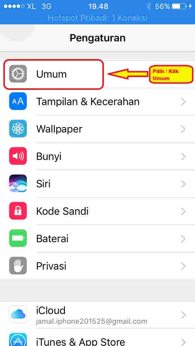 versi ios pada iphone 5 ,bagaiamana cara ceknya