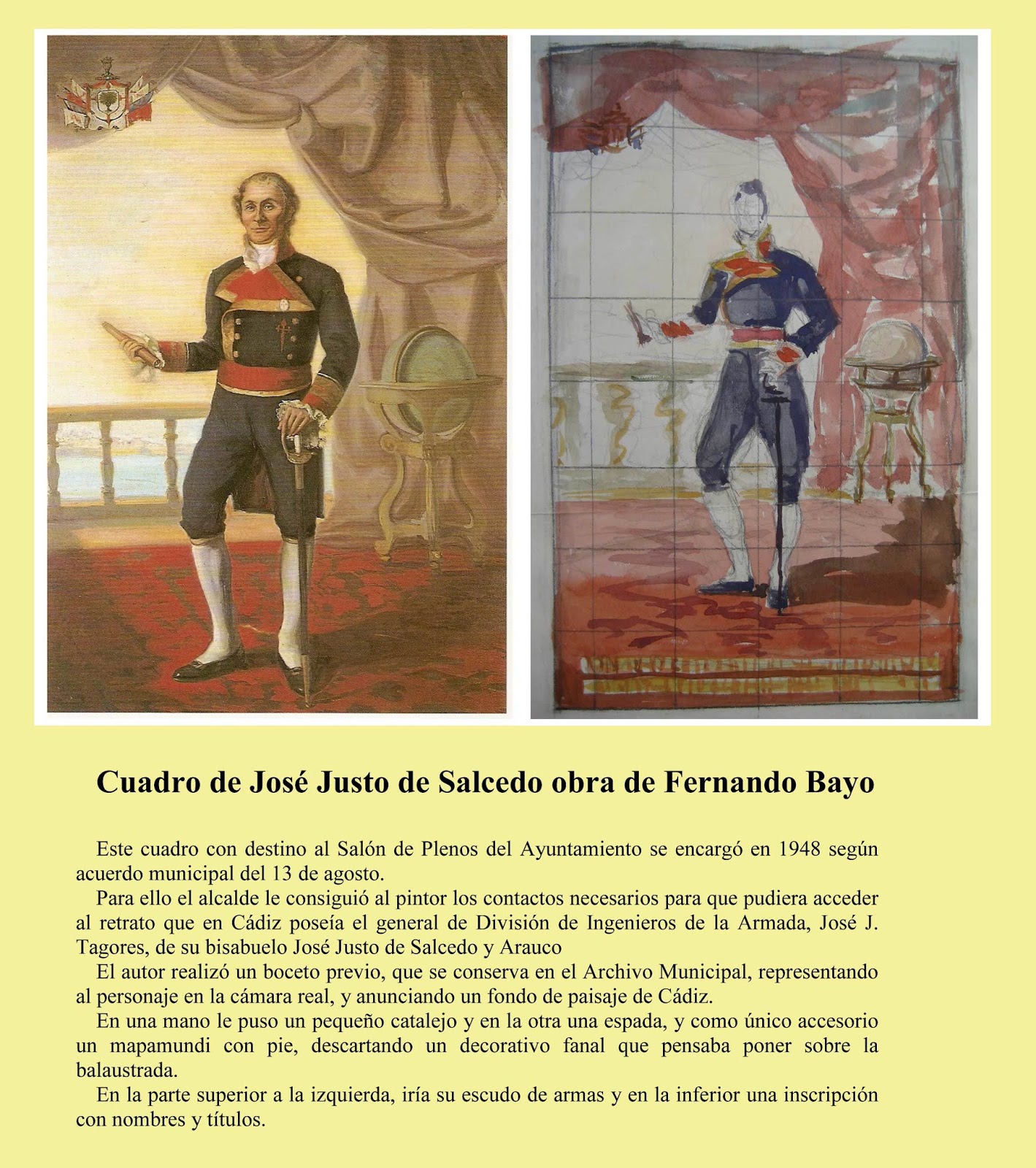 El Mareometro Blog: JOSE JUSTO SALCEDO Y ARAUCO (1753-1825)