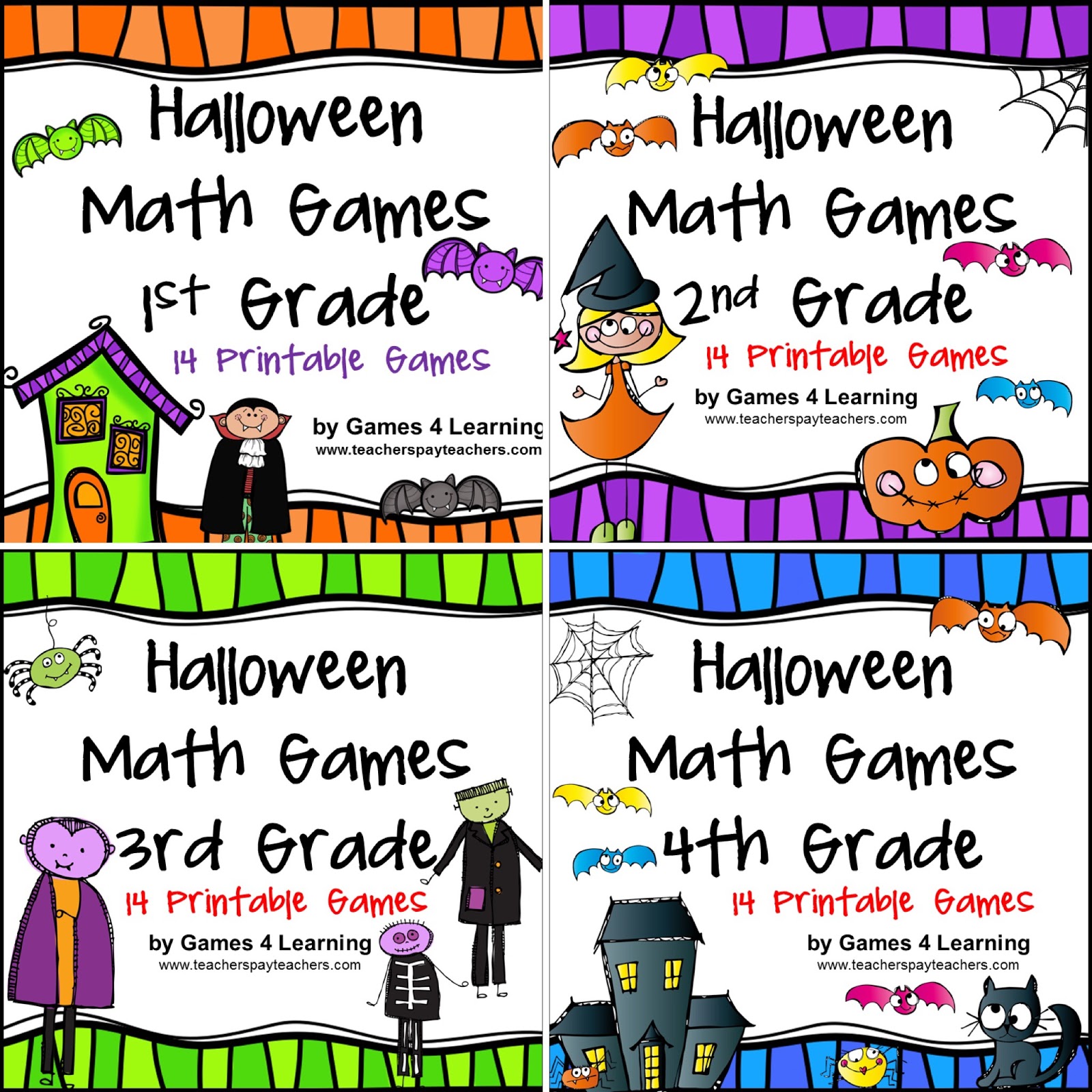 Fun Games 4 Learning: Halloween Math Fun!