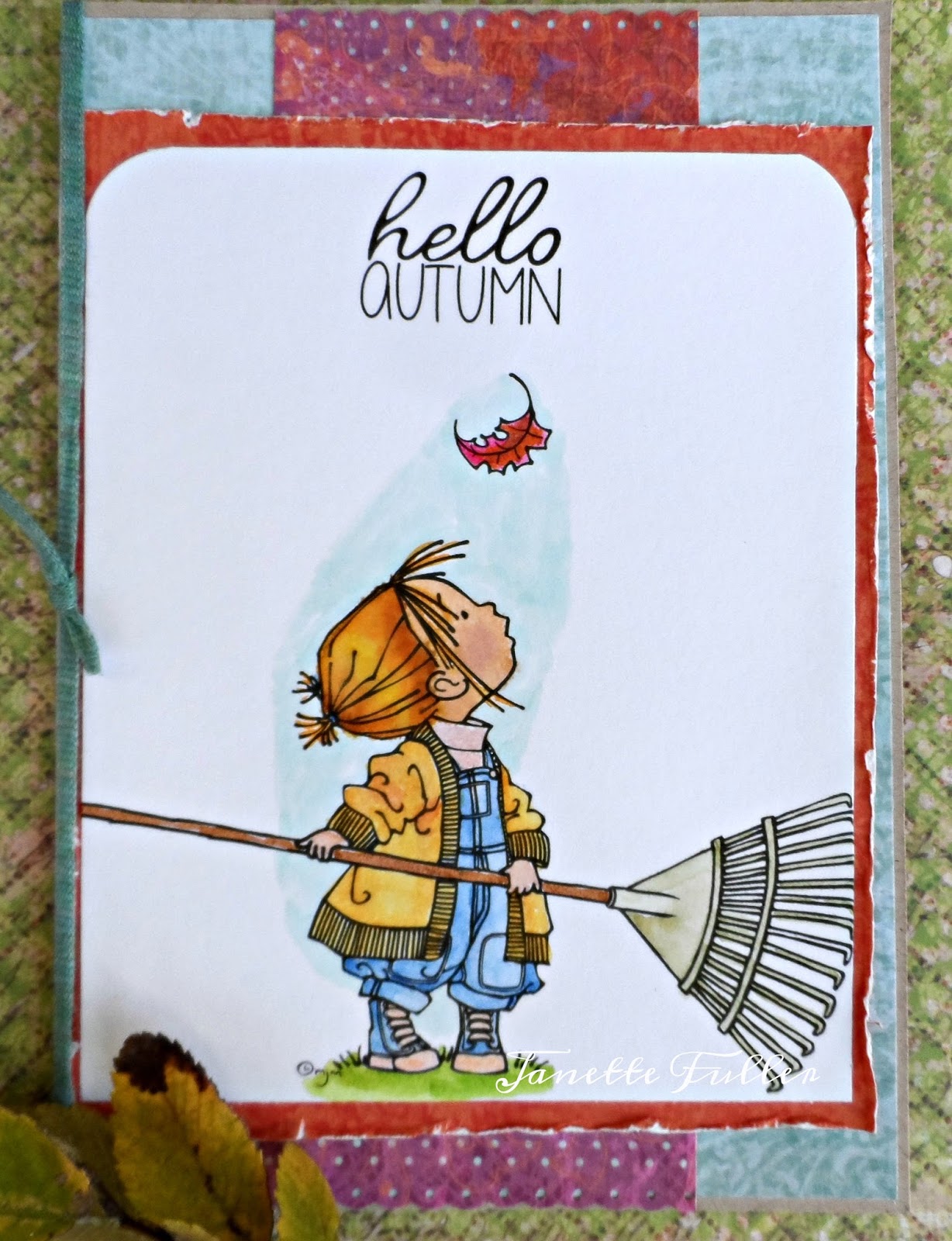 Janette Fuller: Hello Autumn Handmade Card