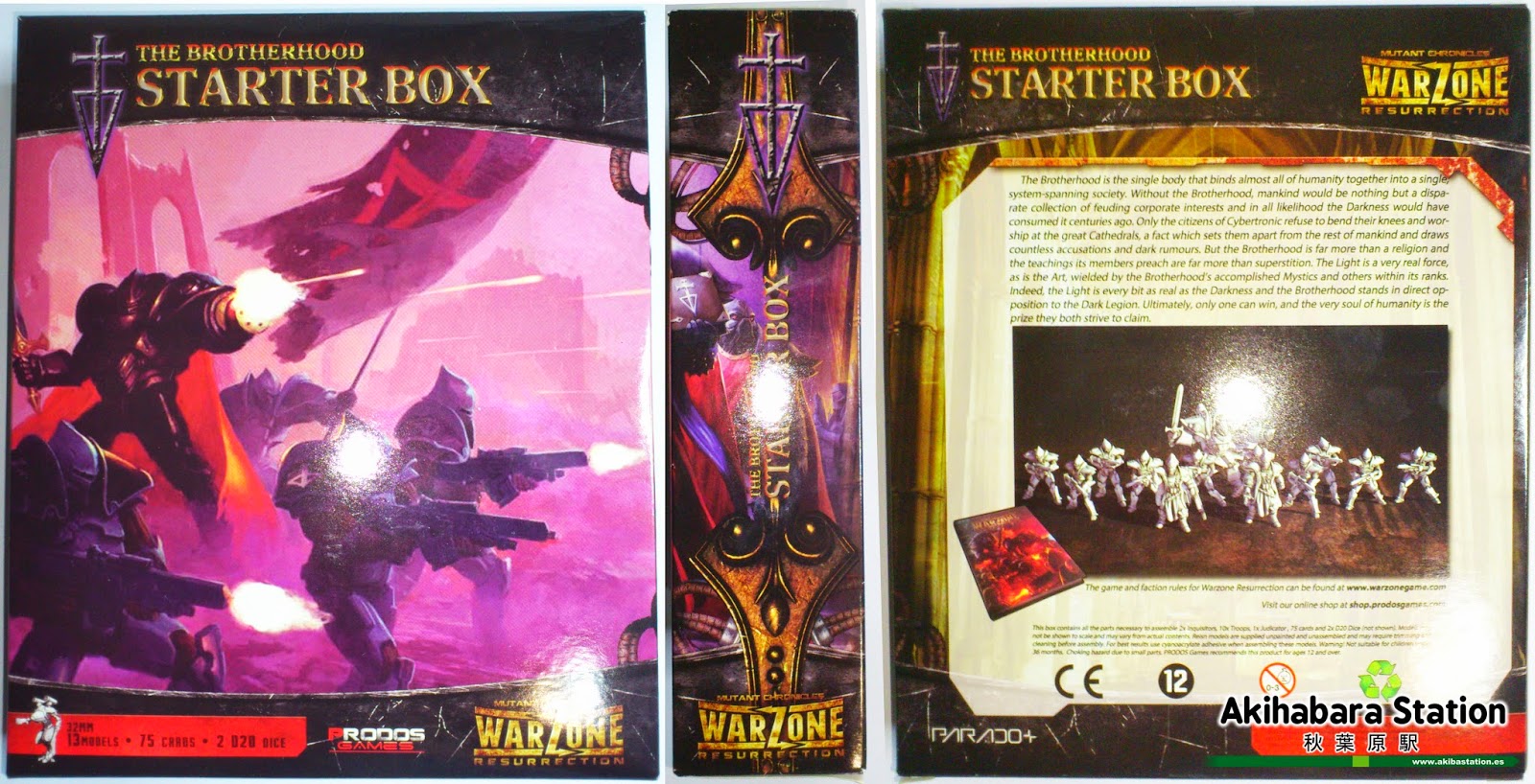 Wargames: review de "Brotherhood Starter Box" [Warzone Resurrection]