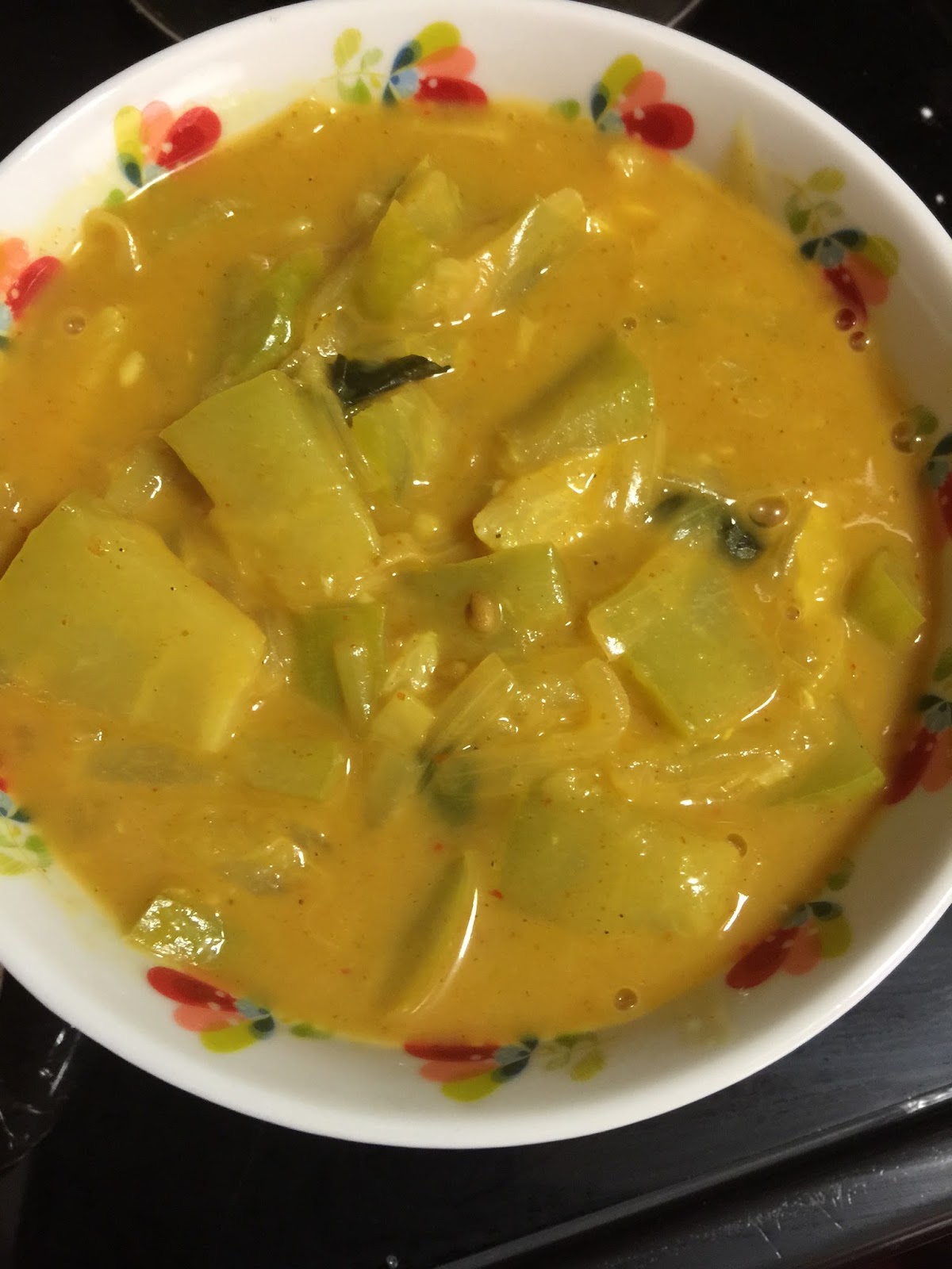 Sri's kitchen: chow chow curry (or) banglore vankaya kura