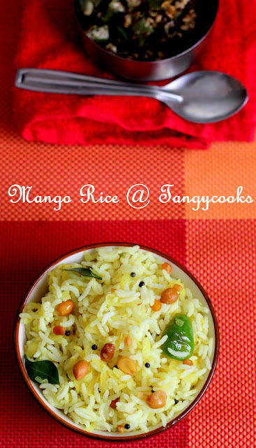 CONCOCTIONS OF A COOKAHOLIC !!!: Raw Mango Rice/ Manga Sadham