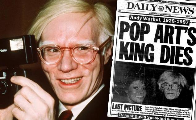 kenneth in the (212): Andy Warhol Died 29 Years Ago Today