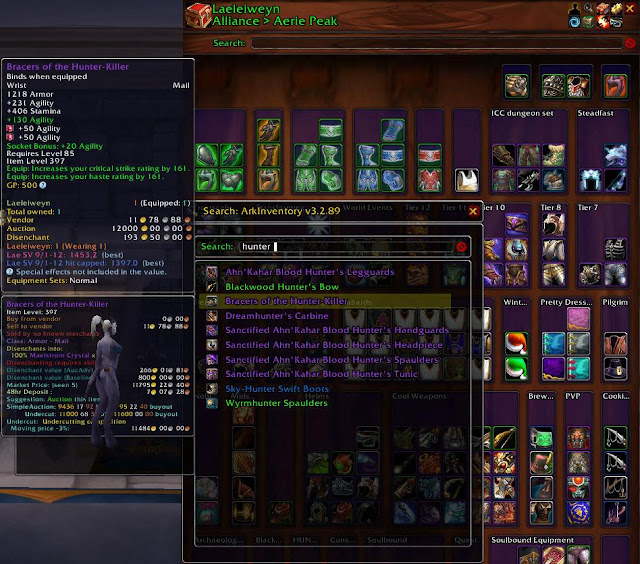 World of Lae: Spring Cleaning with ArkInventory