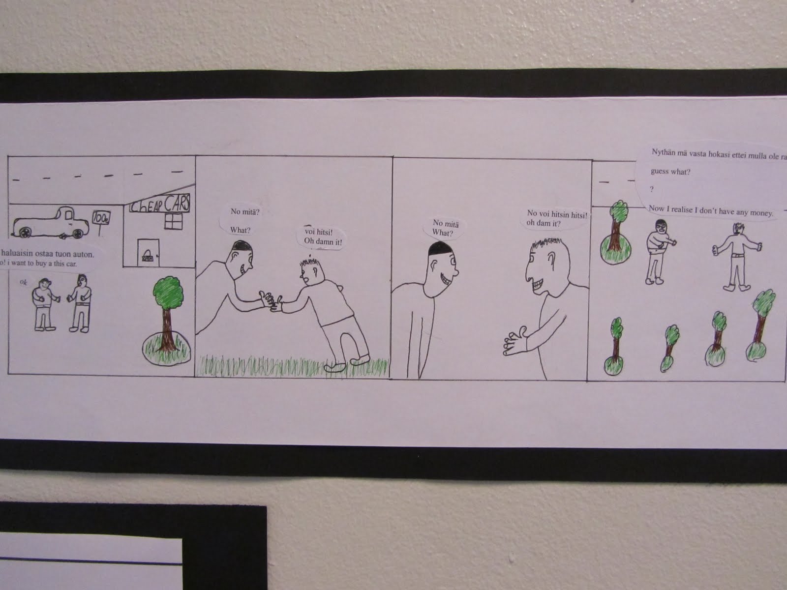 "The Magic of Books": 7th graders comics (Finland)