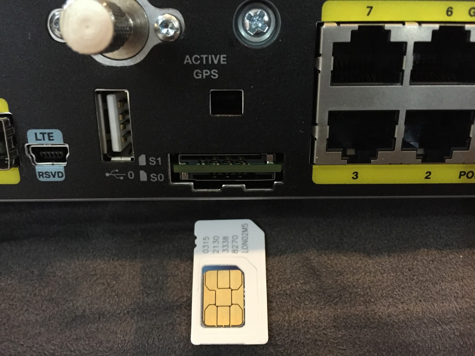 My Network Lab: Cisco 899G LTE Router Configuration