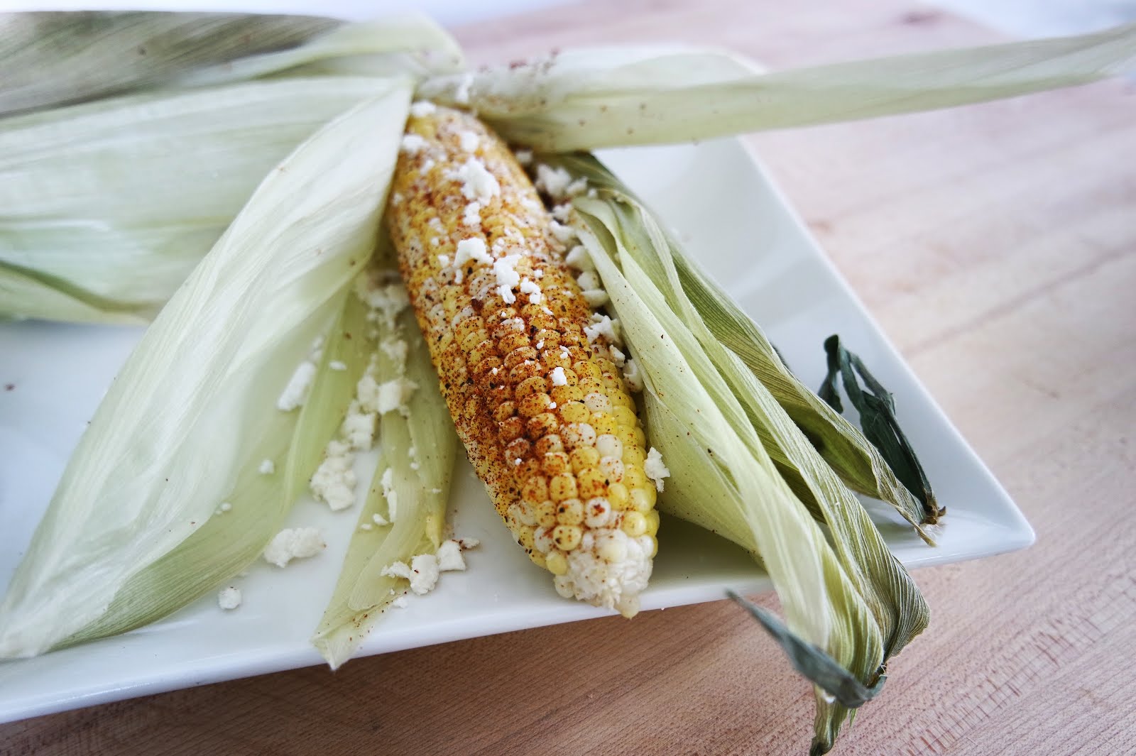 Bite and Booze: Jay D's Bites: Smoked Sweet Corn with BBQ Rub Butter