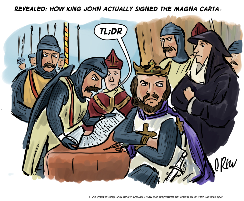 Magna Carta Cartoon