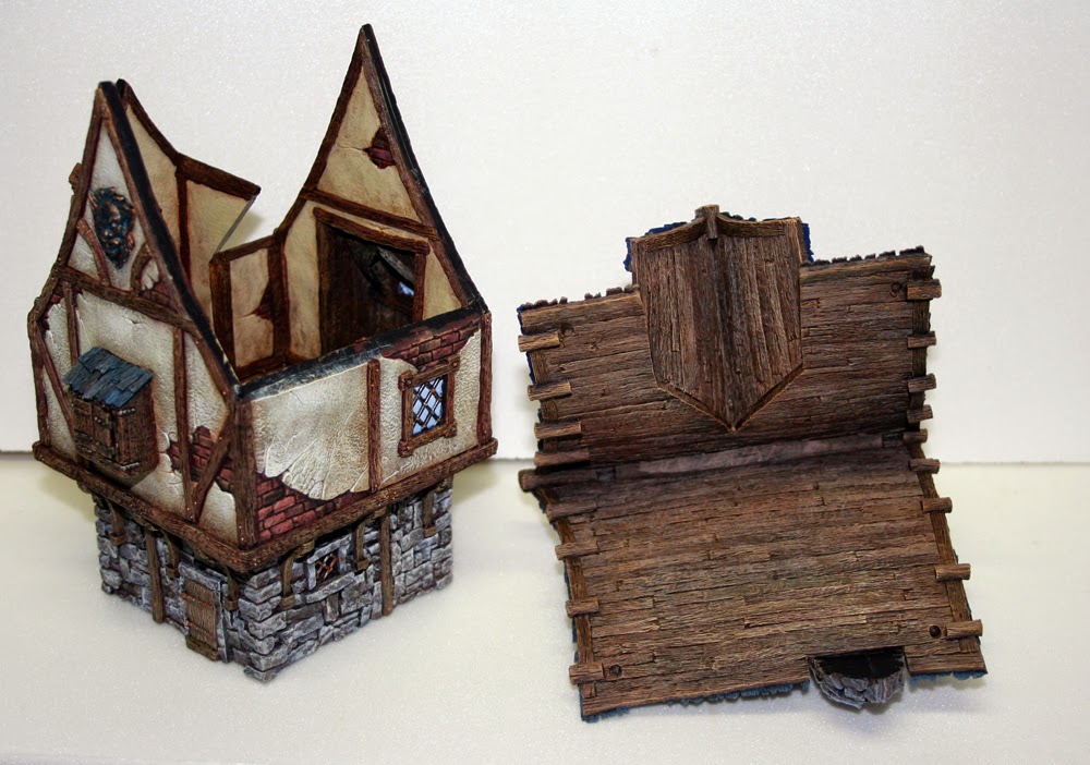 Matt Sterbenz Miniature Painting: "Tabletop World" Resin Medieval Buildings