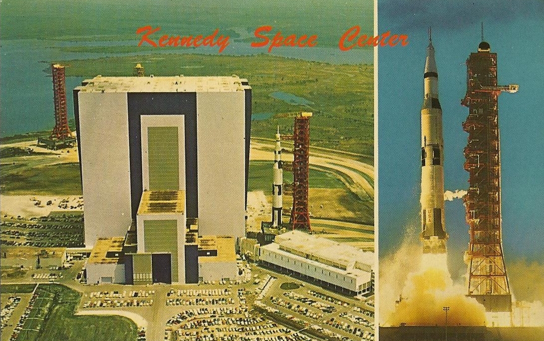 Vintage Travel Postcards: Florida Space Coast