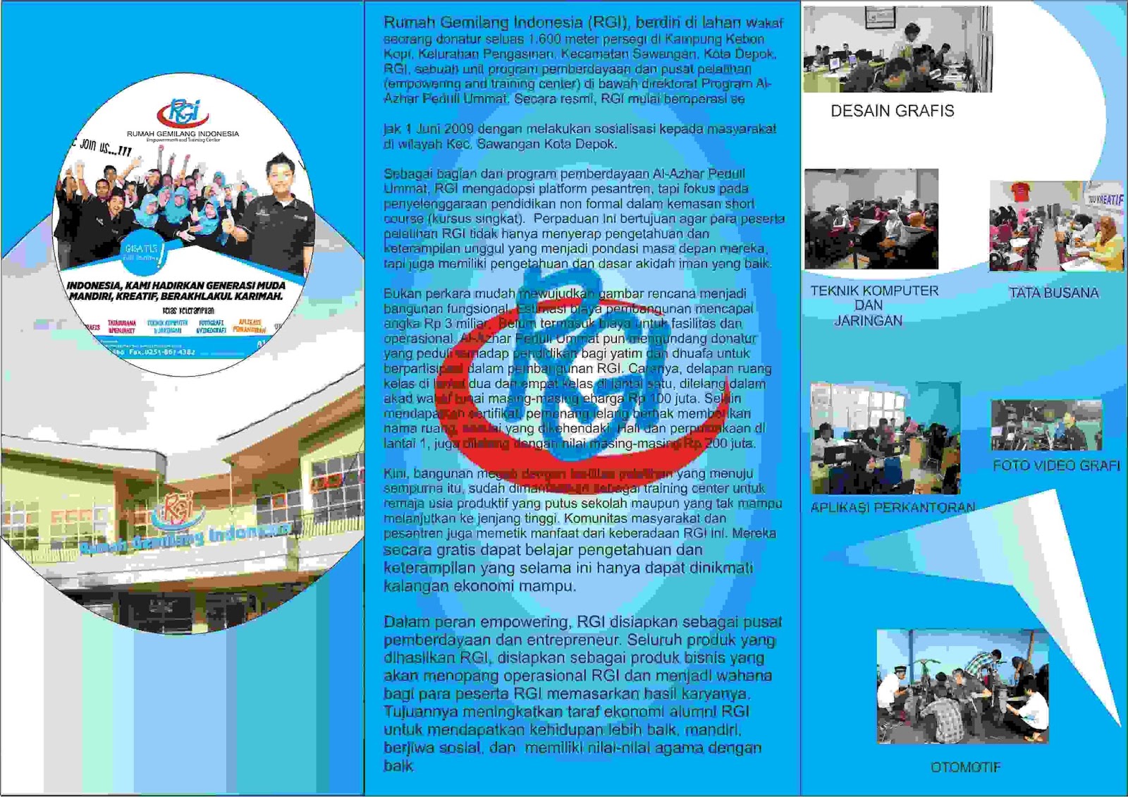 Contoh Brosur menggunakan Software Corel Draw ~ Eef Desain | Belajar ...