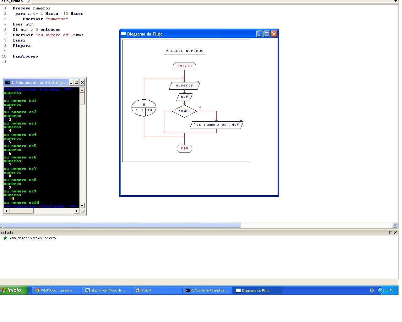 Lógica de Programación: Ciclo Hasta (For) Pseint